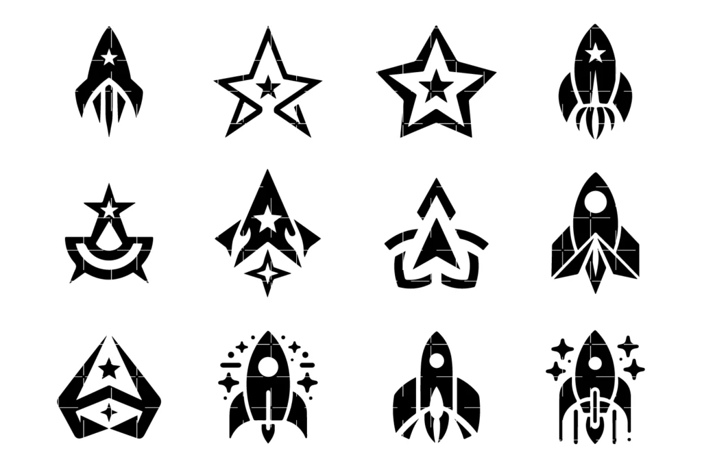 12+ Rocket Star Logo Vector Icon and Graphics For Free – Free Logo ...