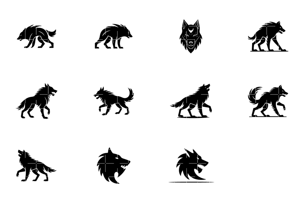 11+ Werewolf Logo Vector Icon and Graphics For Free – Free Logo Design ...